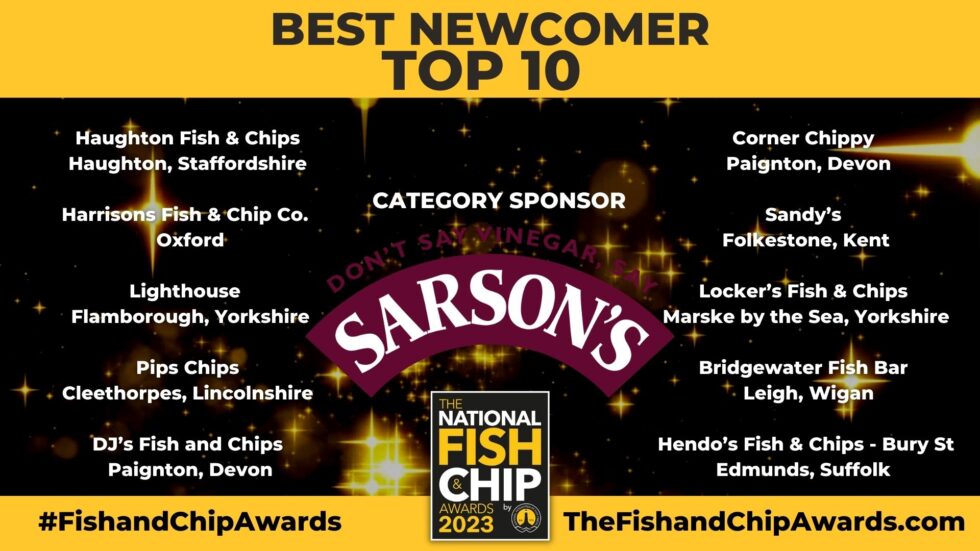 Top 10 shortlisted for Best Newcomer at National Fish and Chip Awards ...